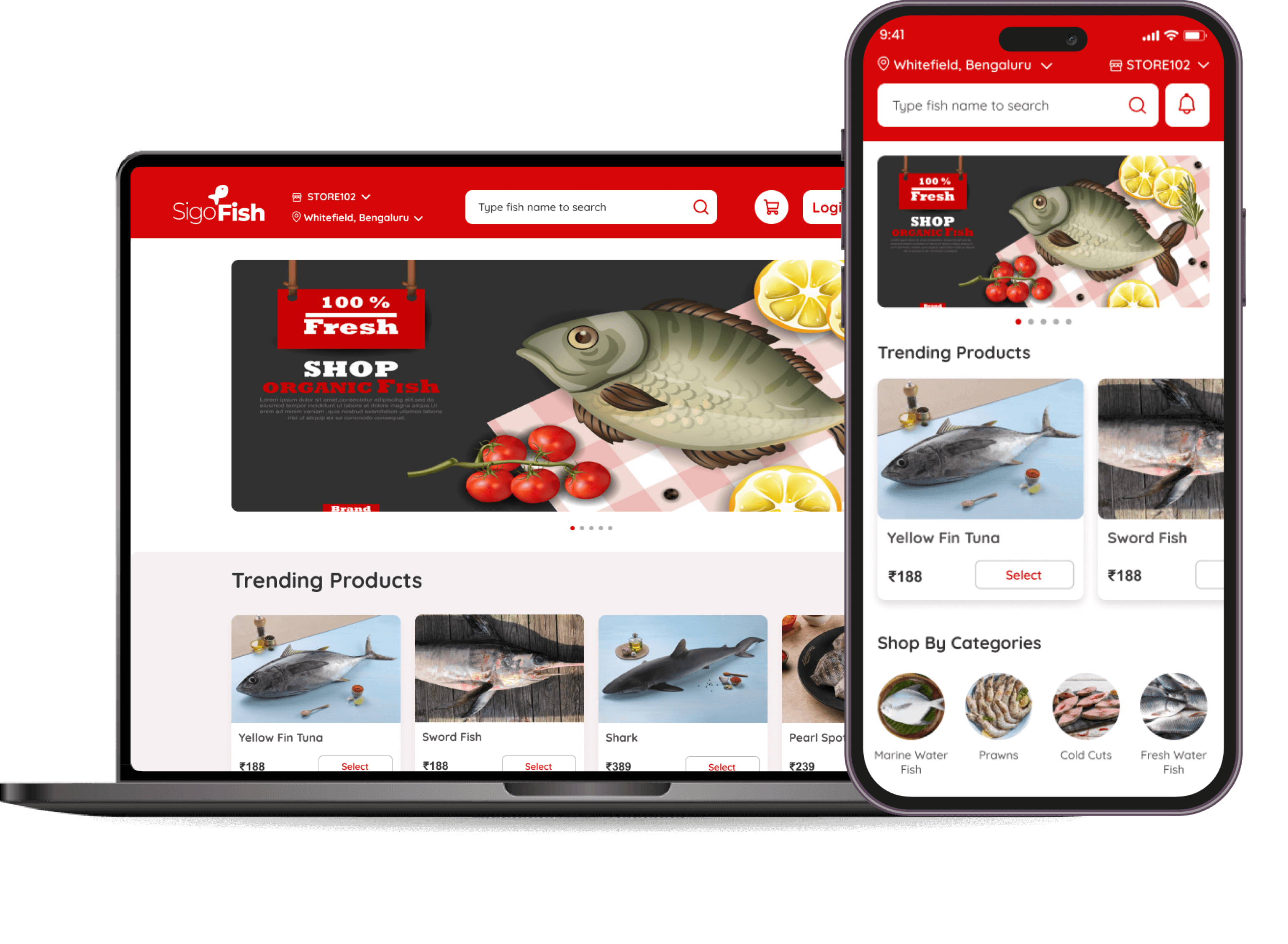 Fish Delivery Apps Development: View Live Demo